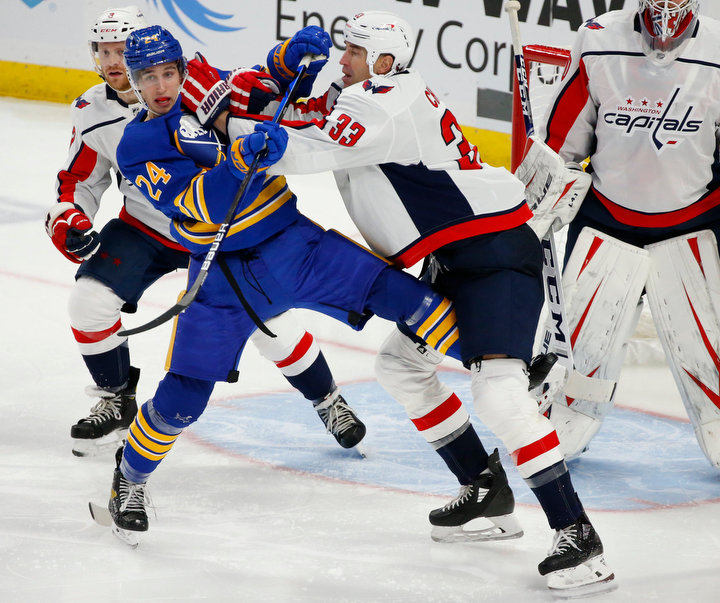 Cozens posts assist in NHL debut