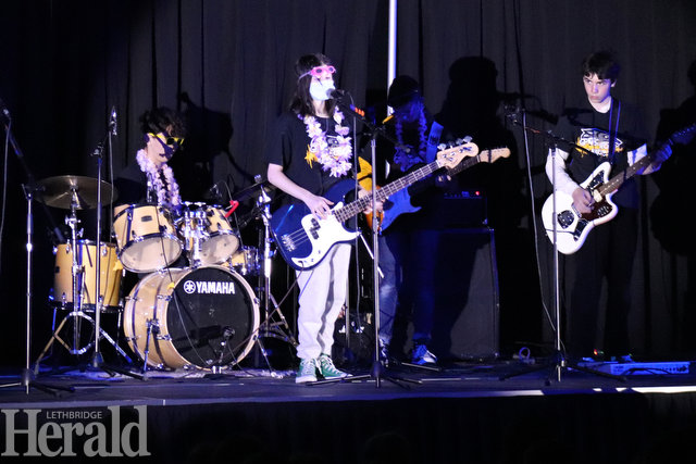 Rock show pounds gymnasium at Gilbert Paterson Middle School