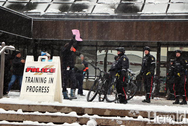 Training exercise prepares city agencies for protests