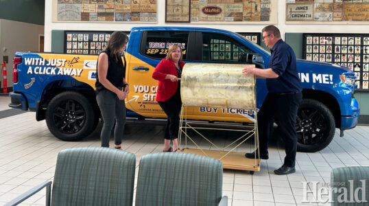 Hospital foundation draws winning ticket for truck raffle