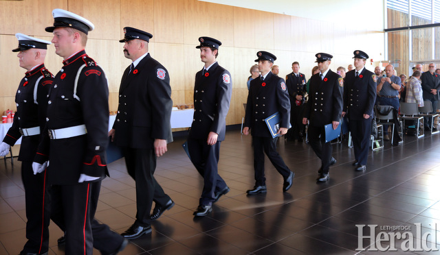 Lethbridge fire department welcomes new members at grad ceremony