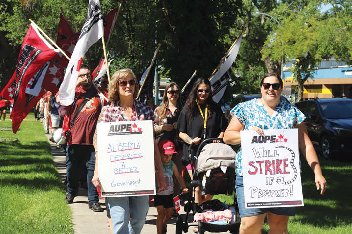 AUPE on the march
