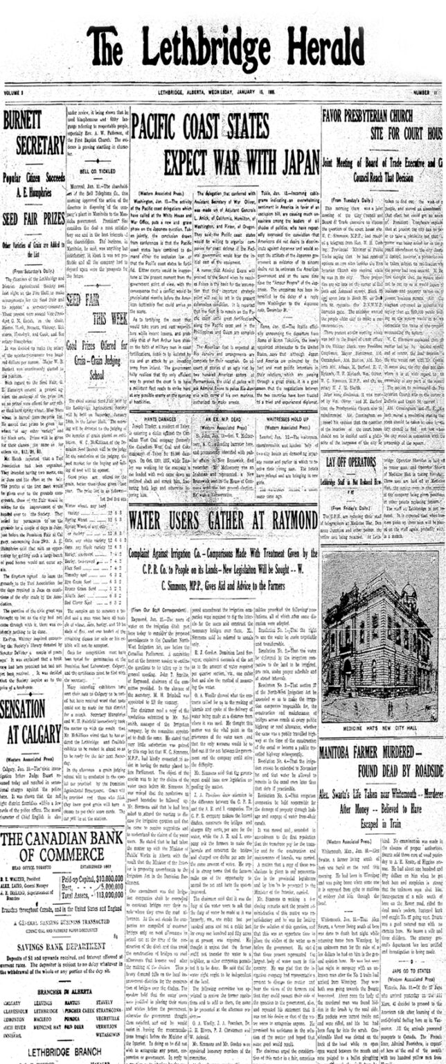 The Lethbridge Herald Marks 120 Years of Local Storytelling