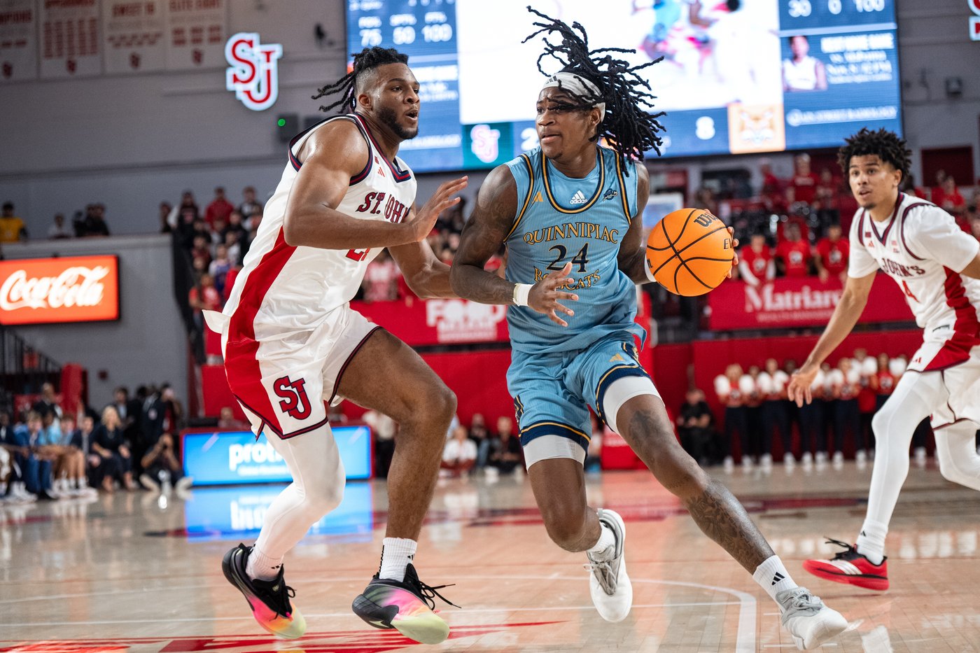 No. 5 St. John's opens Pitino's third season with 108-74 rout of Quinnipiac