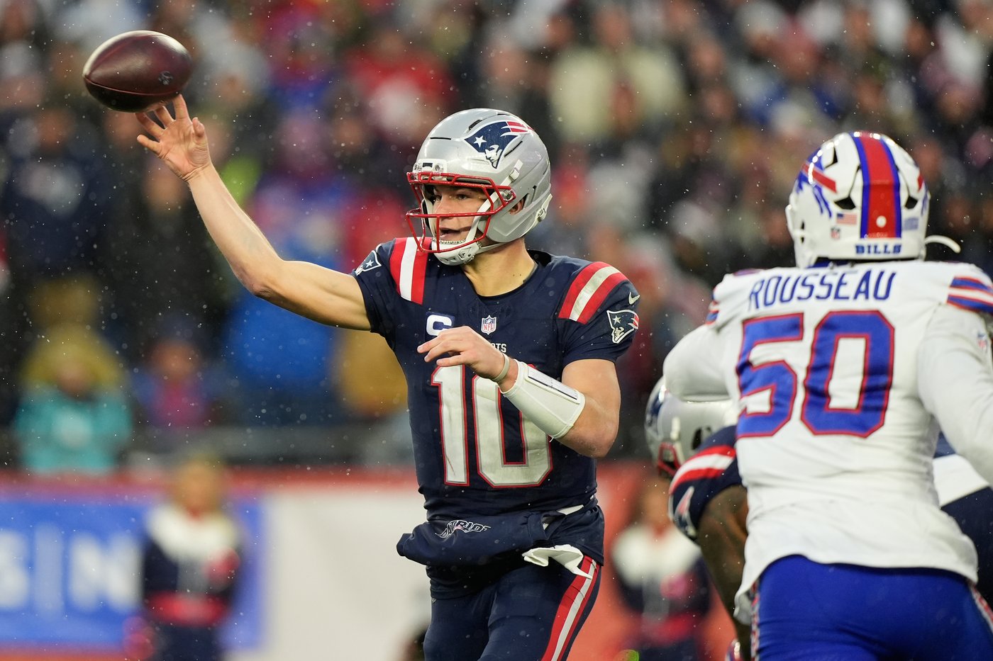Drake Maye's Patriots try to stay unbeaten on the road when they face ...