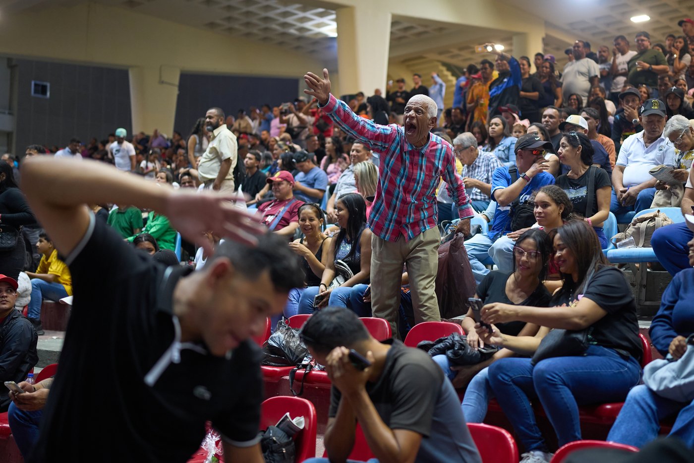 Photos of the 56th Jockey Challenge at Rinconada racetrack in Venezuela