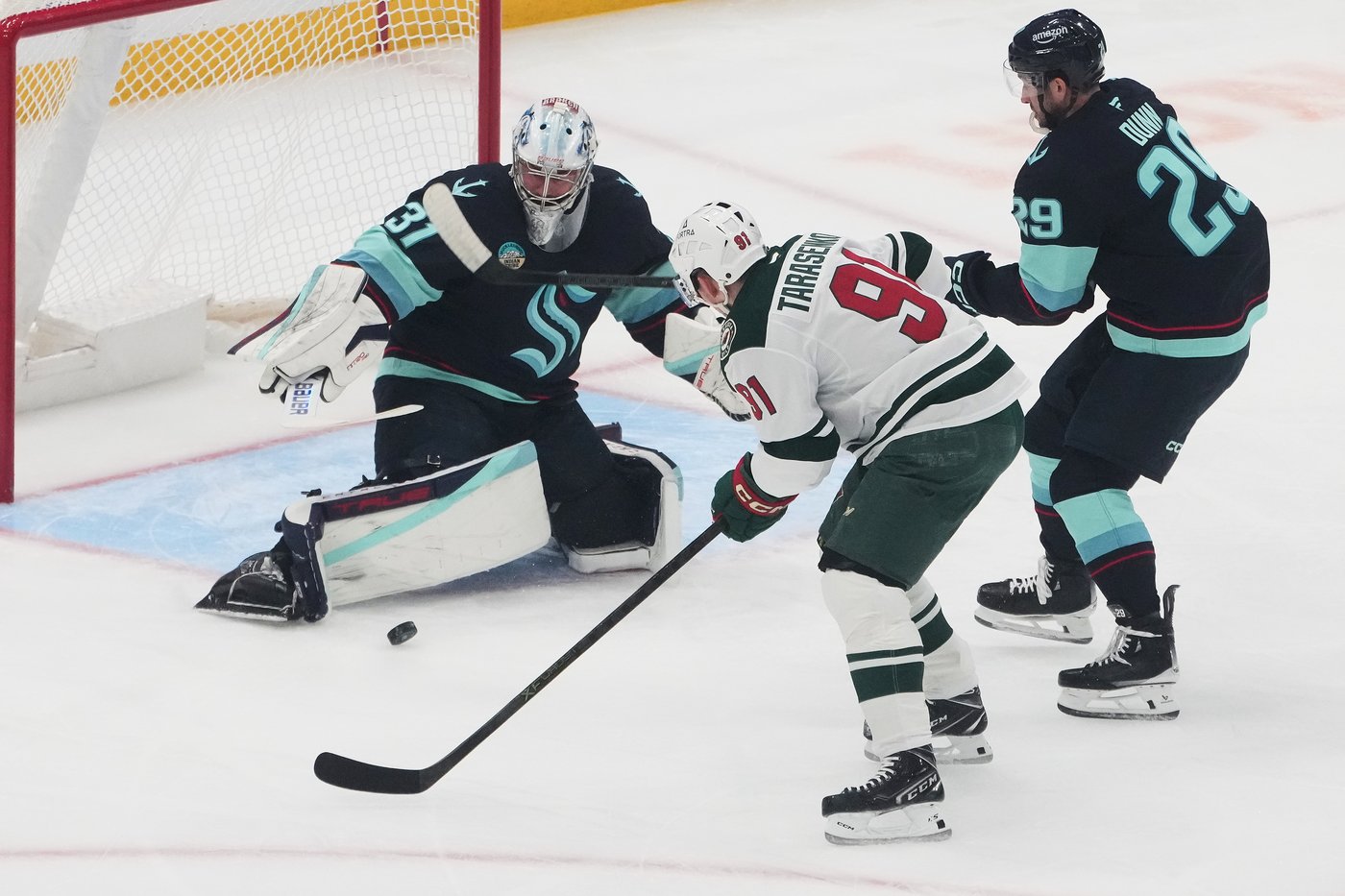 Zuccarello scores in overtime, Wild beat Kraken 3-2 to complete 2-week trip