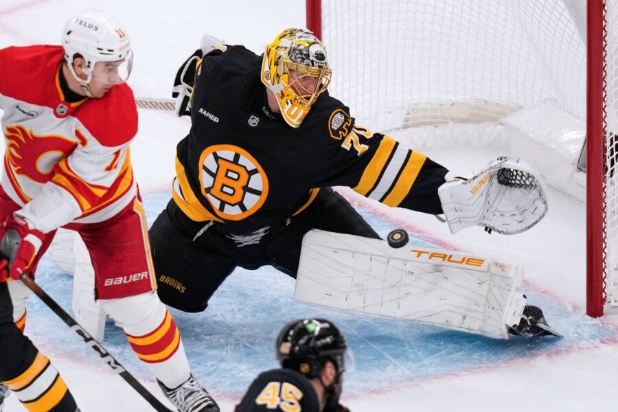 Bruins dominate Flames 4-1 to start homestand, Calgary loses 4th straight