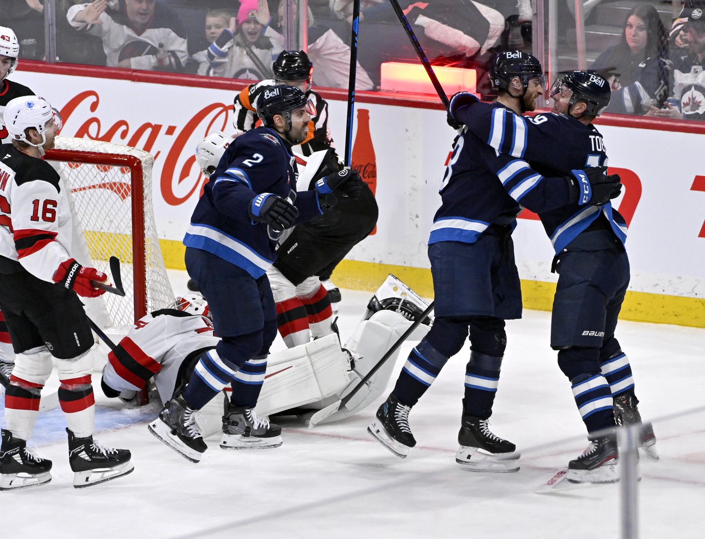 Tanner Pearson's third-period goal leads Winnipeg Jets past New Jersey ...