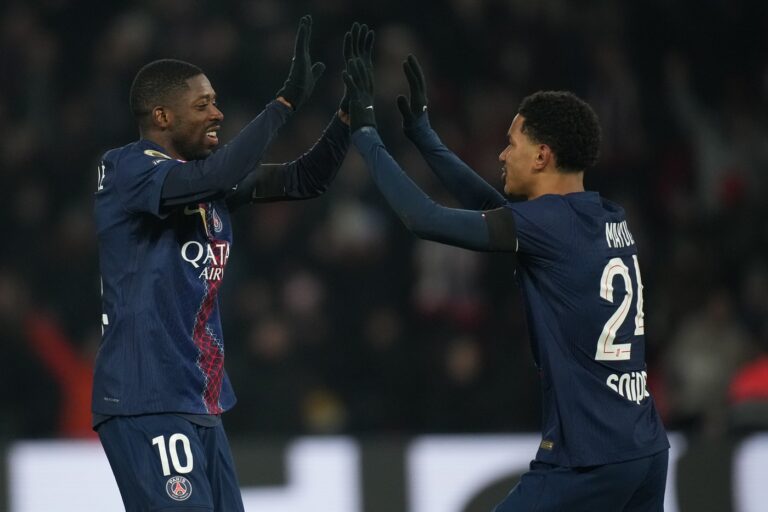 PSG beats PFC 2-1 in Paris derby after Marseille loses at home