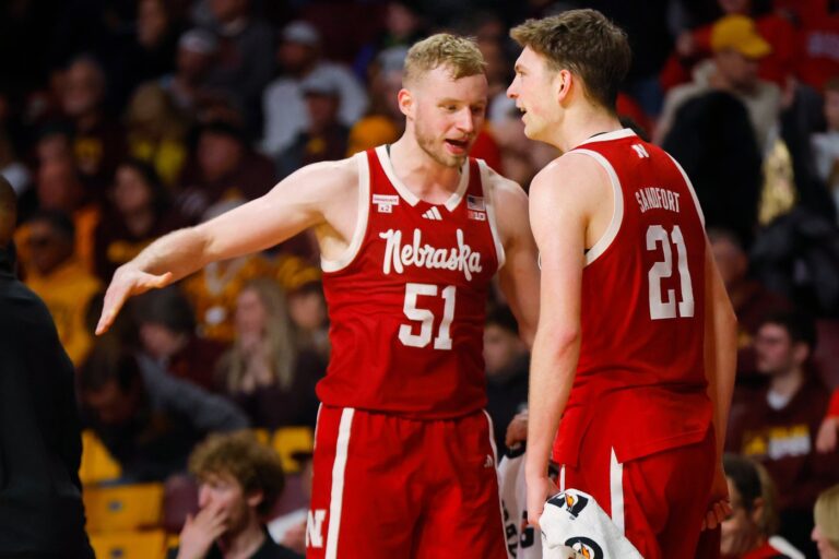 No. 5 Nebraska short-handed against No. 3 Michigan, missing forward ...