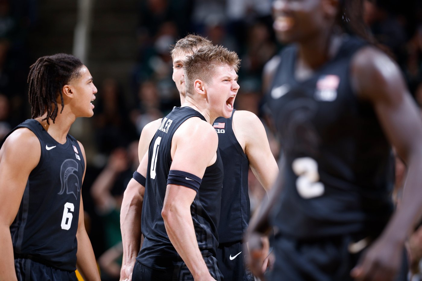 Carr and Kohler help No. 12 Michigan State rout USC, 80-51