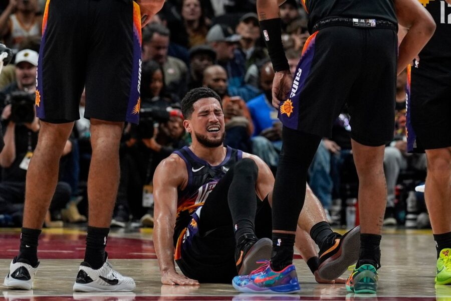 Suns All-Star guard Devin Booker to miss at least a week with sprained ...