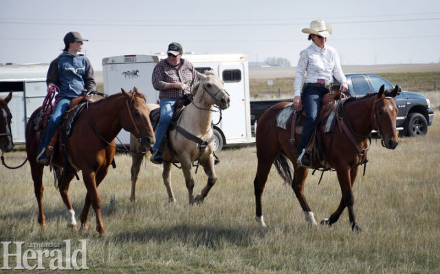 Riders hitting the trail in Pavan Park for LTRA