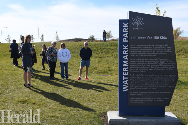 Canada's sesquicentennial revisited in Watermark Park