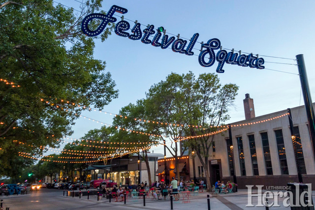 Downtown's new Festival Square popular attraction year-round