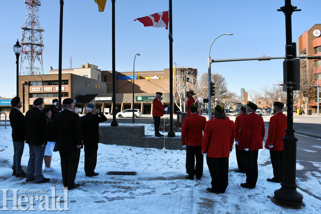 Flag raising celebrates inauguration of Maple Leaf