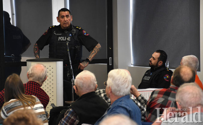 Blood Tribe police chief shares challenges of First Nations Policing