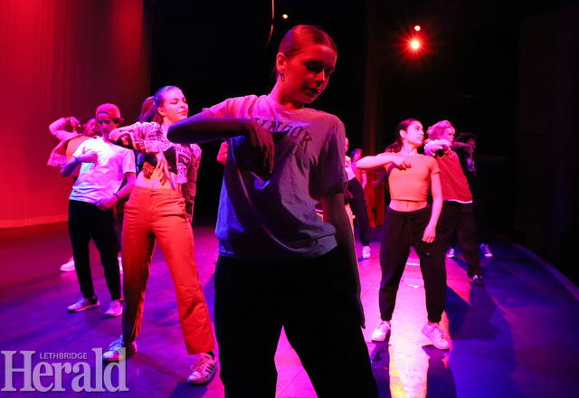 Chinook students exploring the Zodiac through dance