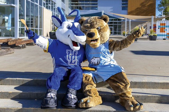 College and university team up to host pancake breakfast