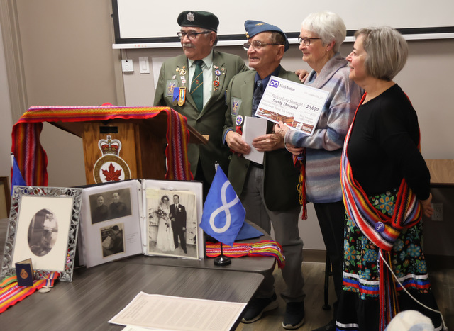 Memory of Metis veteran honoured for military service