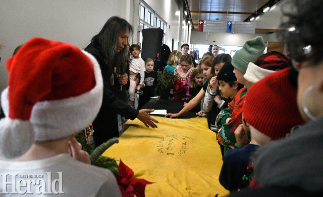 New winter count robe marks Blackfoot solstice