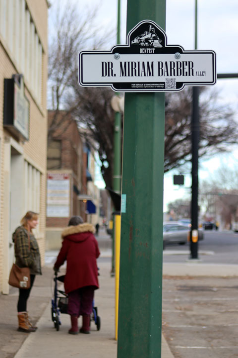 Historical society launches back alley sign project