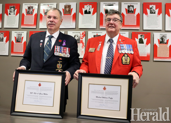 City men honoured for work with veterans
