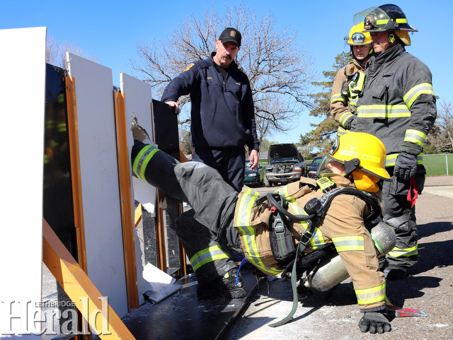 Fire recruits put through the paces in training sessions