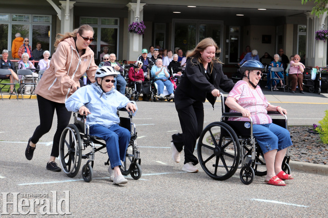 Green Acres rolls out Seniors Week with wheelchair races