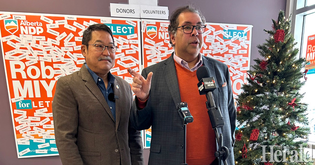 Miyashiro, Nenshi feeling optimistic about campaign